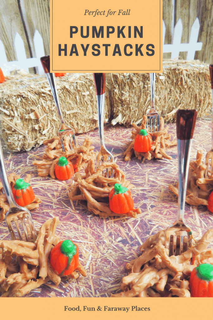 Super Easy Fall Peanut Butter Haystacks - Food Fun & Faraway Places