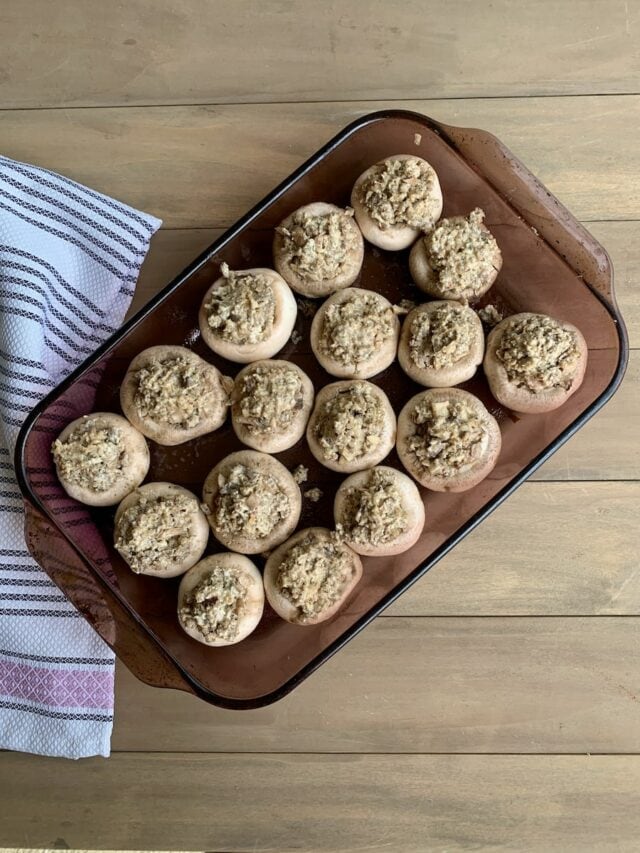 Sausage Stuffed Mushrooms - Food Fun & Faraway Places