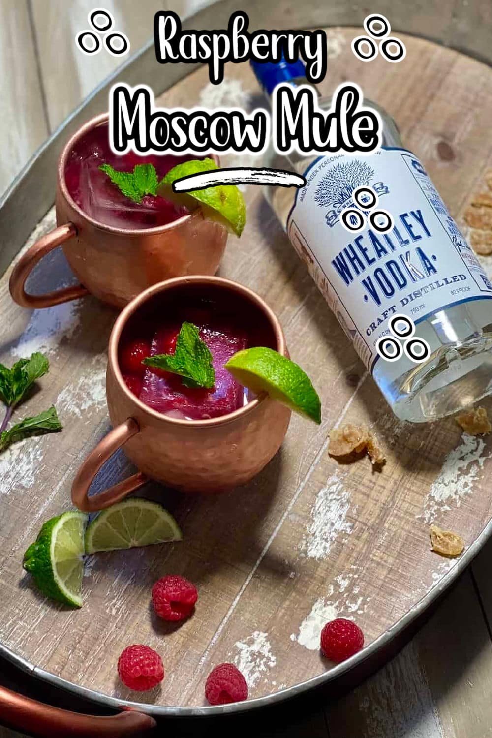 Raspberry Moscow Mule Cocktail - Food Fun & Faraway Places