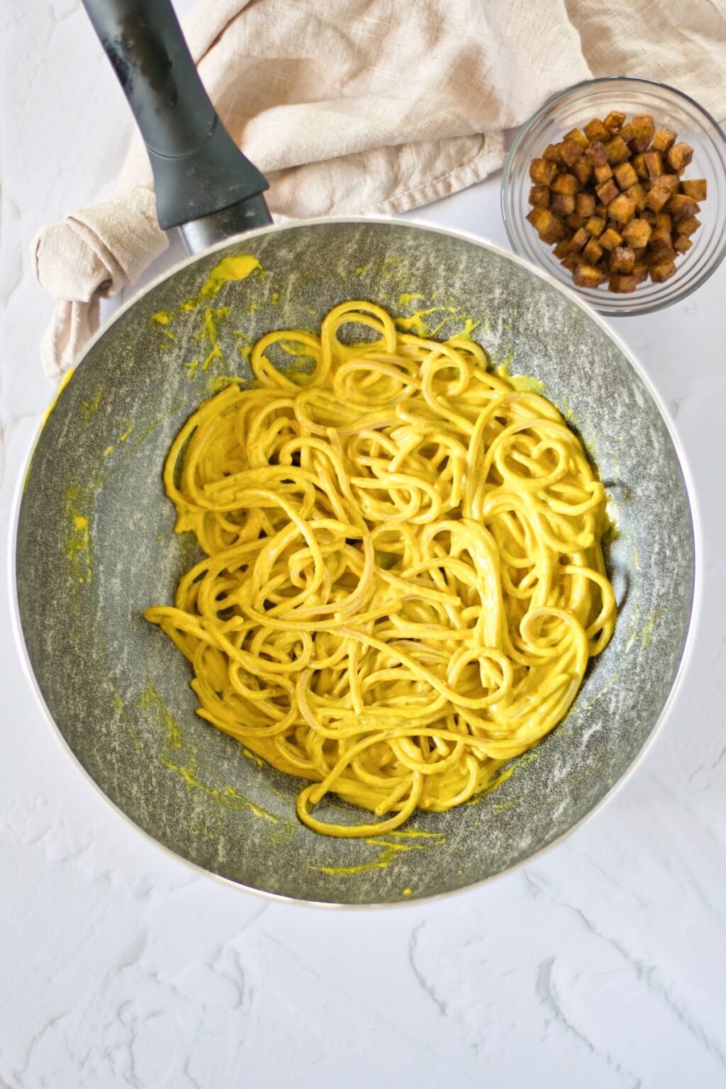 Daniel Fast Vegan Carbonara - Food Fun & Faraway Places