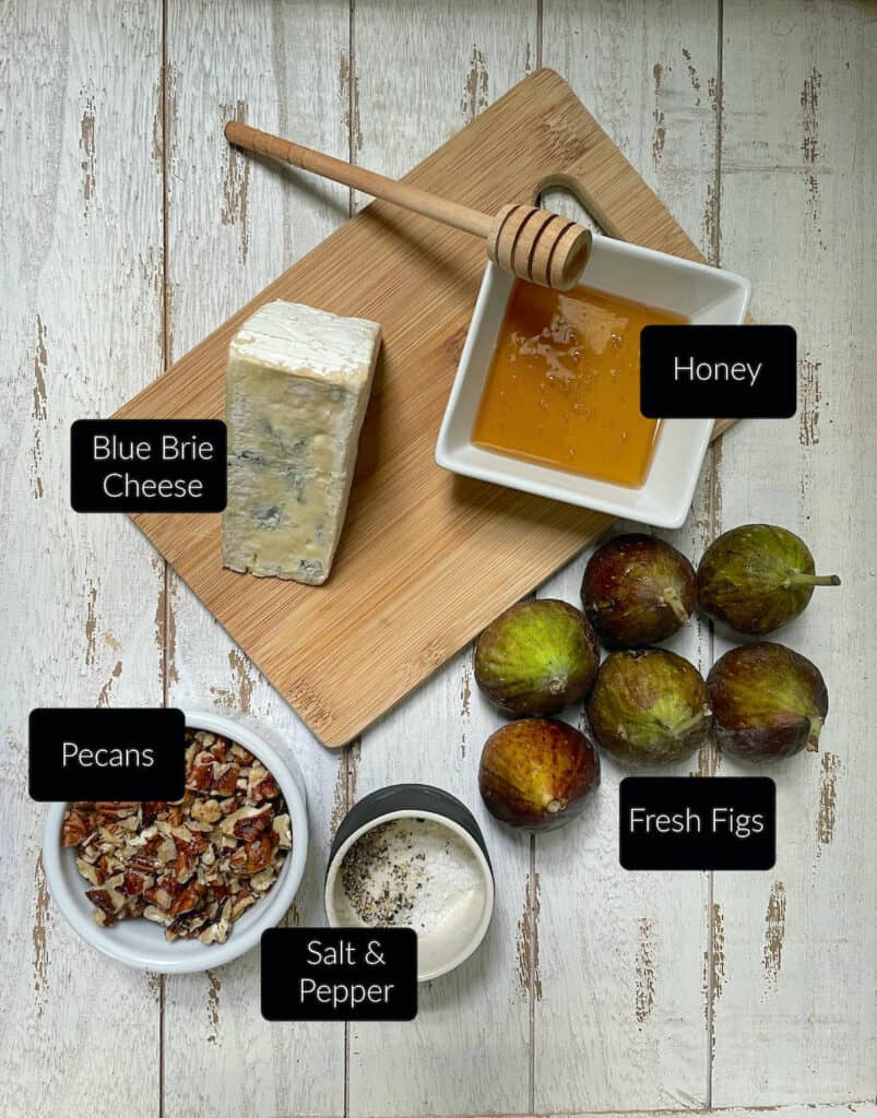 Fig Appetizer with Blue Brie Cheese - Food Fun & Faraway Places