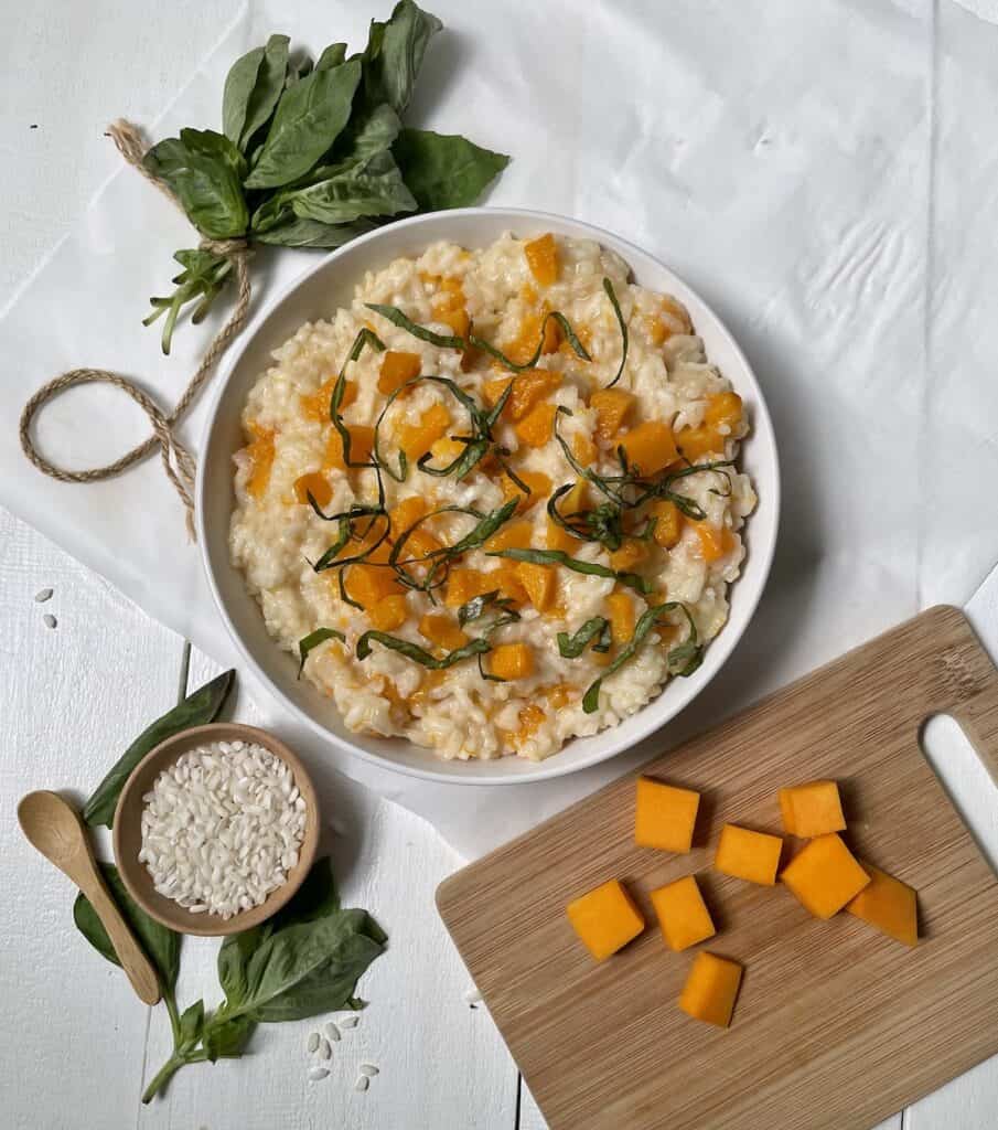Vegan Butternut Squash Risotto - Food Fun & Faraway Places