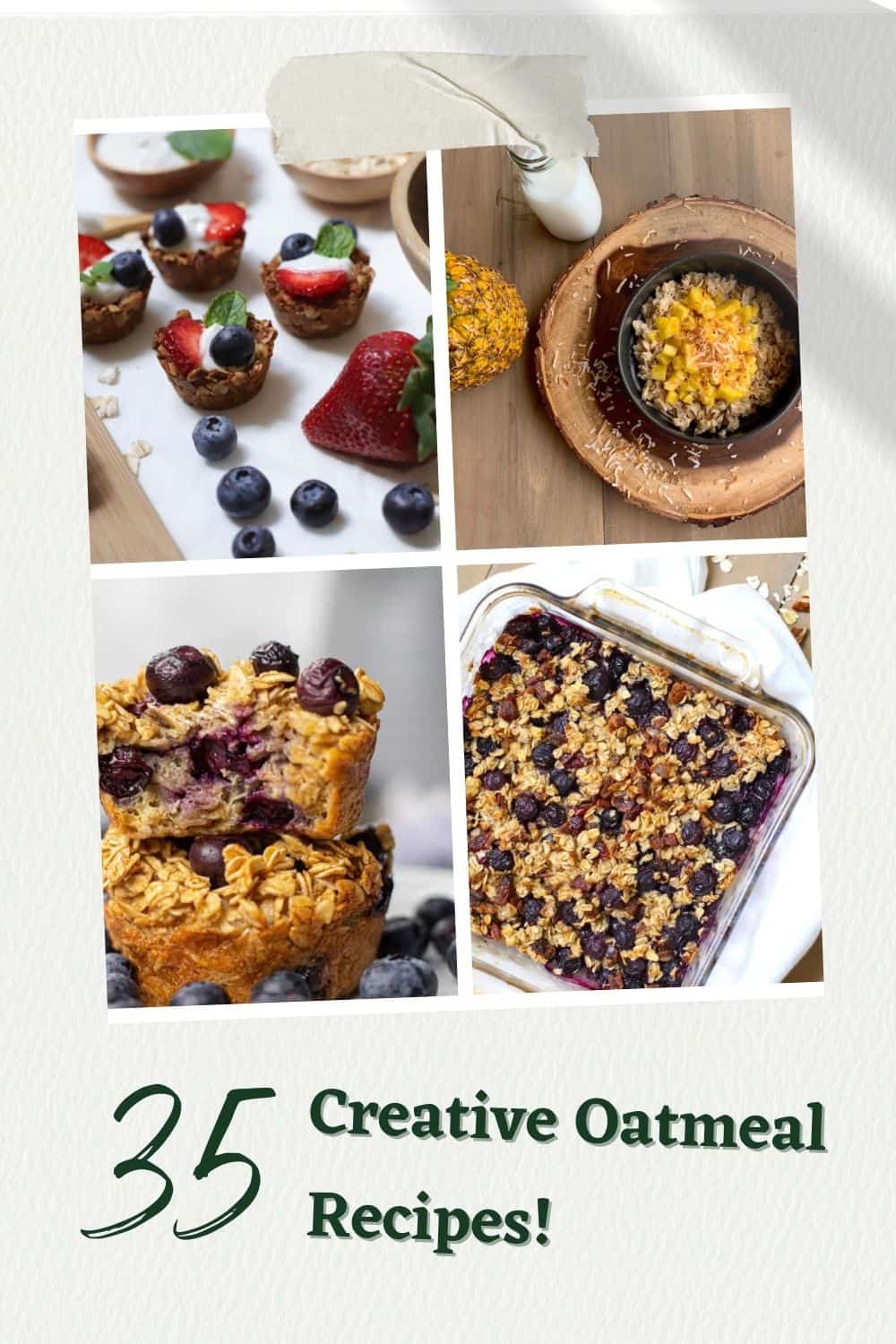 35 Easy Creative Oatmeal Recipes - Food Fun & Faraway Places