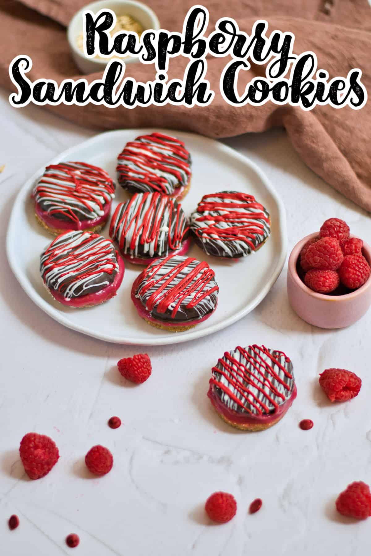Raspberry and Chocolate Cookies - Food Fun & Faraway Places