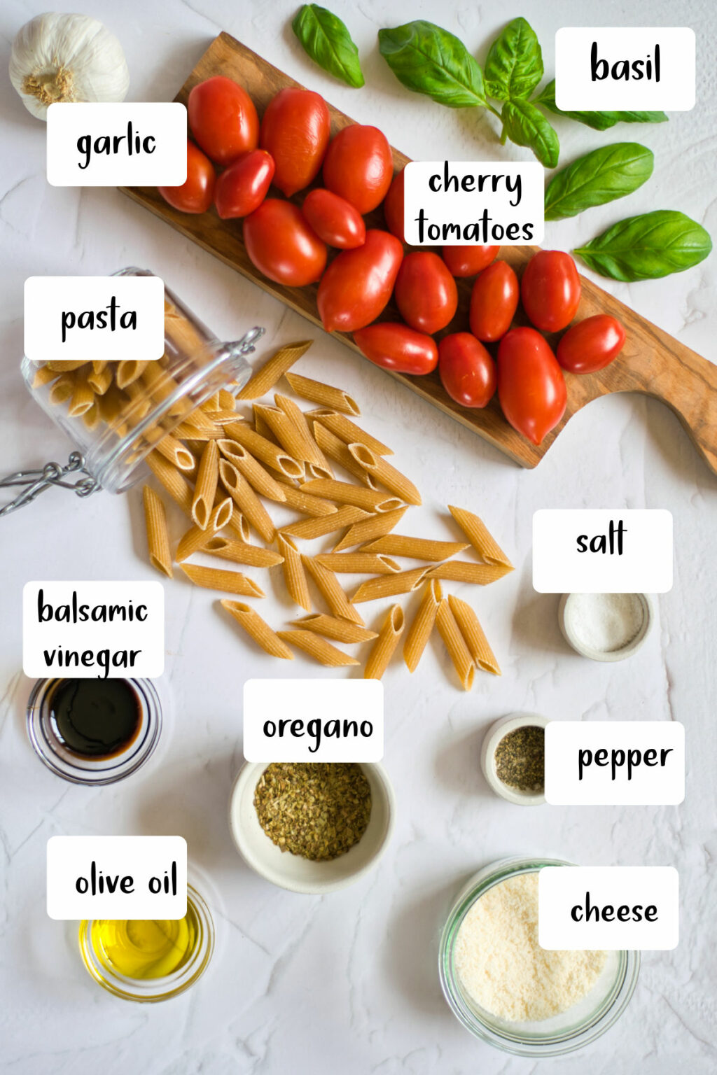 Easy Margherita Pasta Recipe - Food Fun & Faraway Places