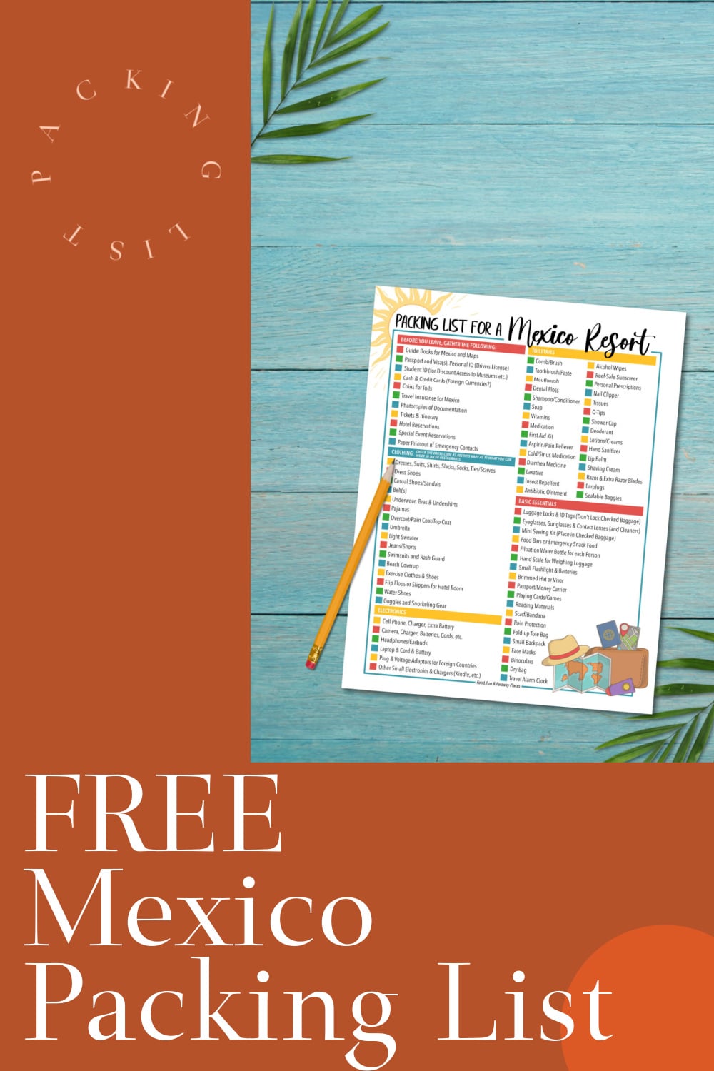 Mexico Packing List - Food Fun & Faraway Places