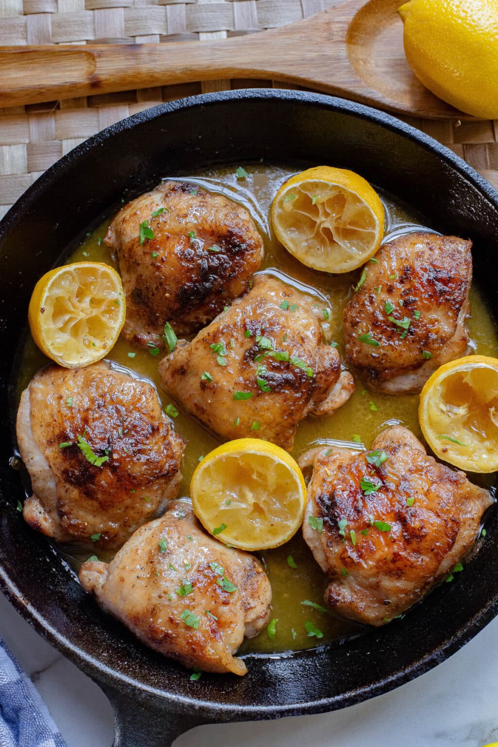 Oven Baked Greek Chicken Thighs - Food Fun & Faraway Places
