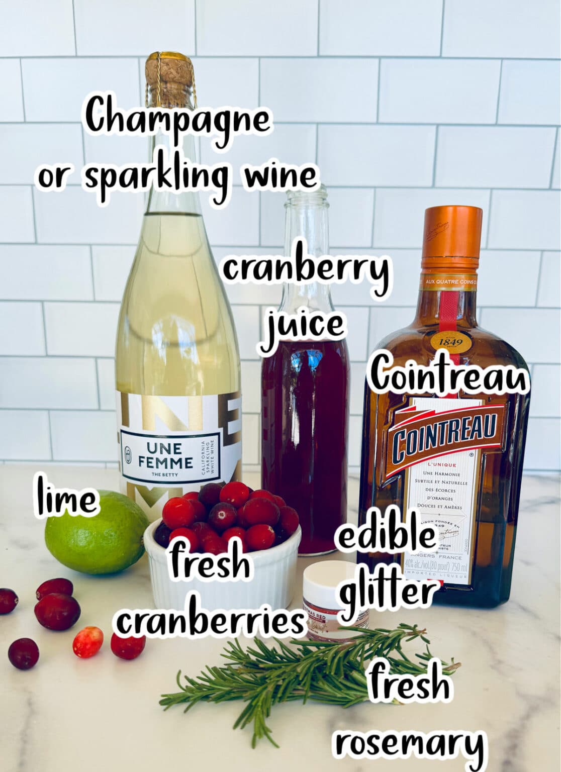 Poinsettia Champagne Cocktail - Food Fun & Faraway Places