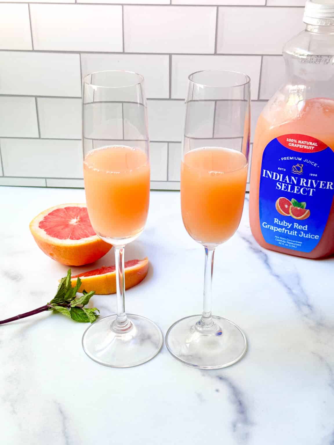 Grapefruit Mimosa - Food Fun & Faraway Places