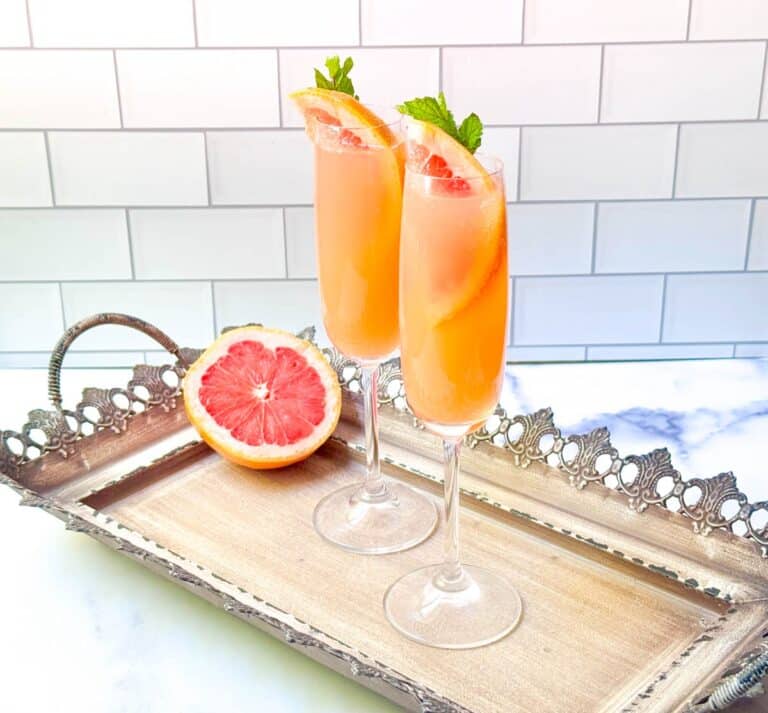 Grapefruit Mimosa - Food Fun & Faraway Places