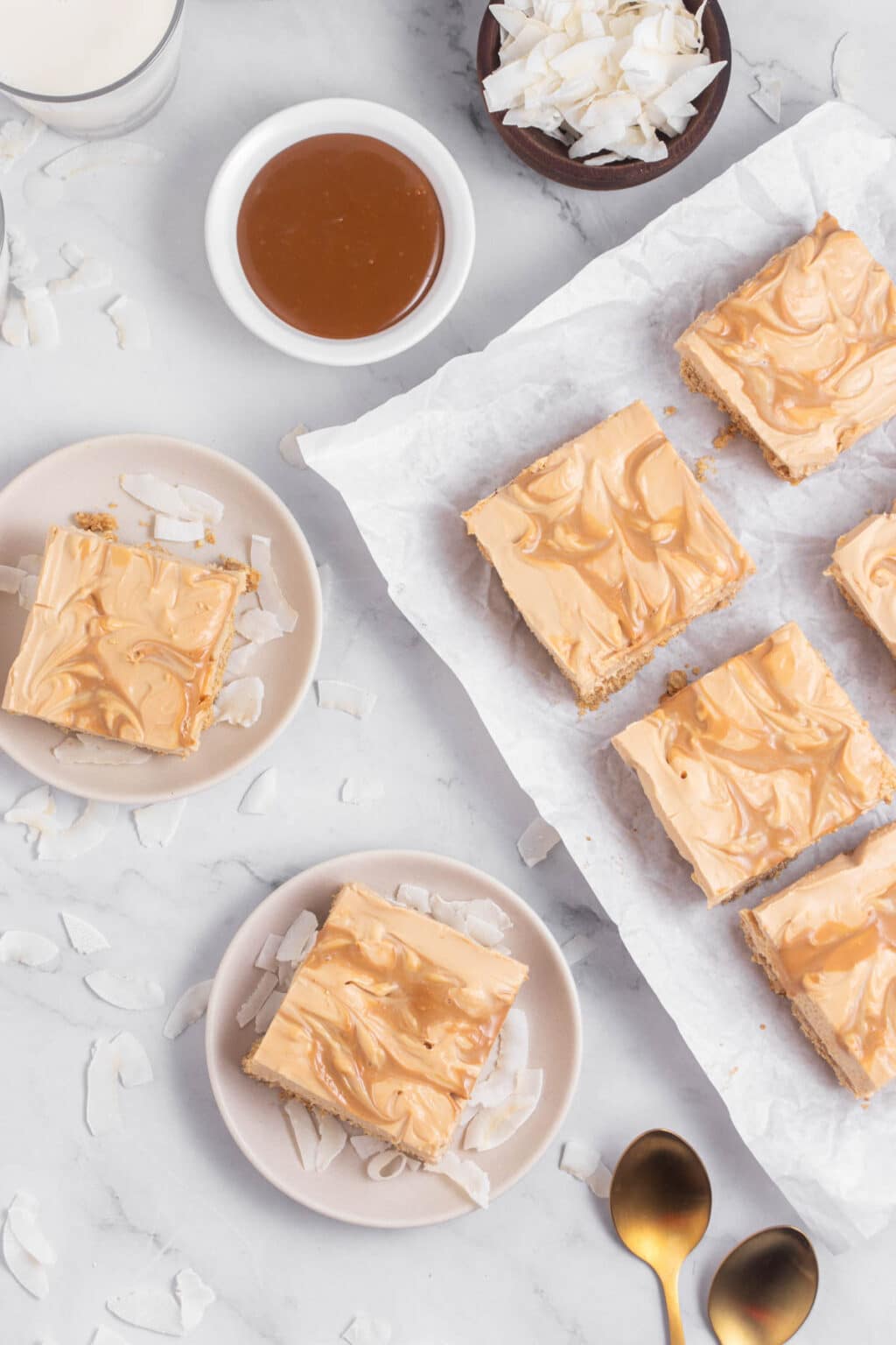 Dulce de Leche Cheesecake Bars - Food Fun & Faraway Places