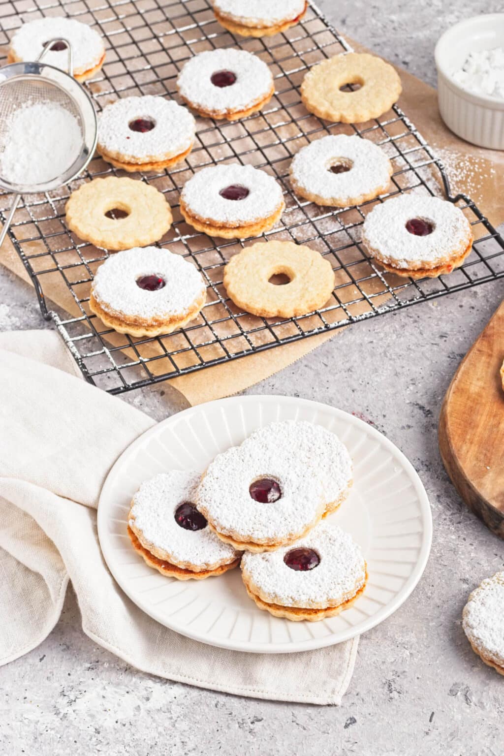Raspberry Linzer Tart Cookies - Food Fun & Faraway Places