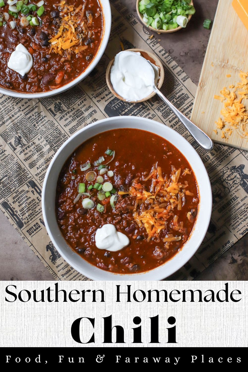 Easy Southern Homemade Chili - Food Fun & Faraway Places