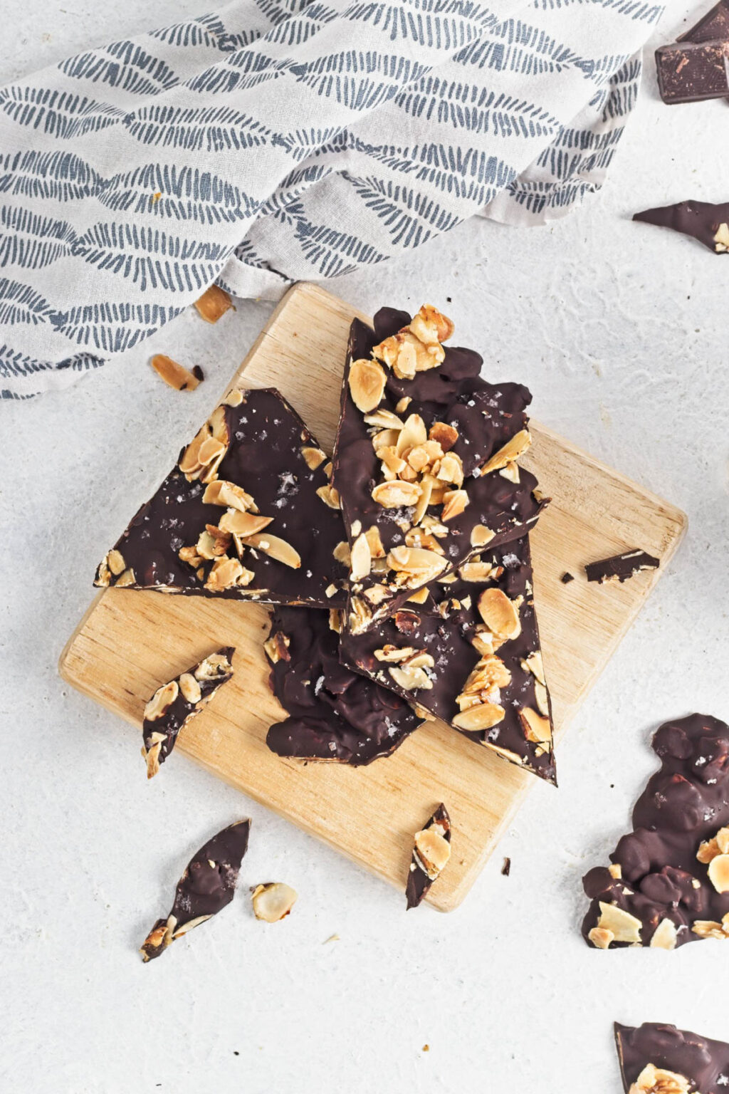 Dark Chocolate Almond Bark - Food Fun & Faraway Places